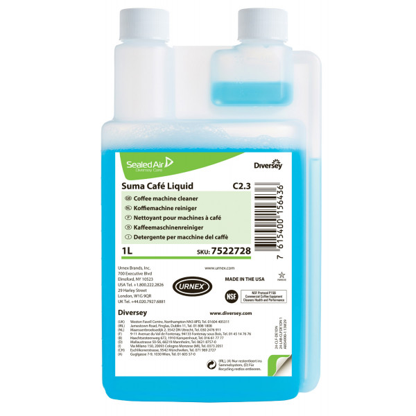 Suma Café Liquid puhdistusaine 1L - Siivoustukku Tasoclean