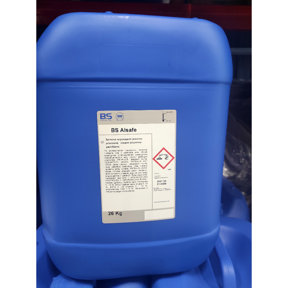 BS Alsafe alumiinipinnoille 20L / Siivousaineet ammattikäyttöön