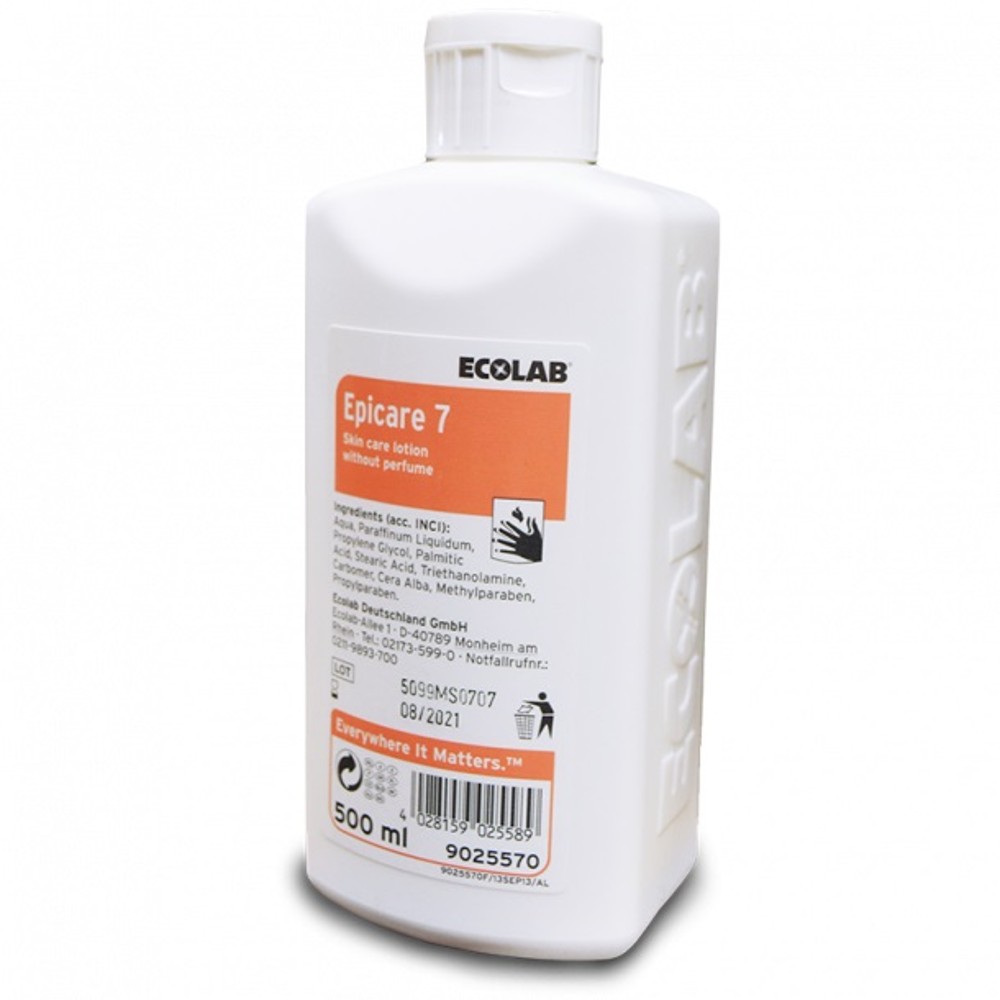 Ecolab Epicare 7 hajusteeton käsivoide 500ml / Hoitava käsivoide